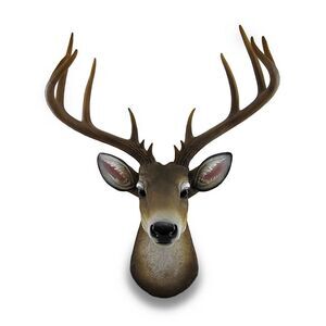 Zeckos | Wall Decor | 2 Point Buck Deer Head Bust Wall Hanging Lodge ...